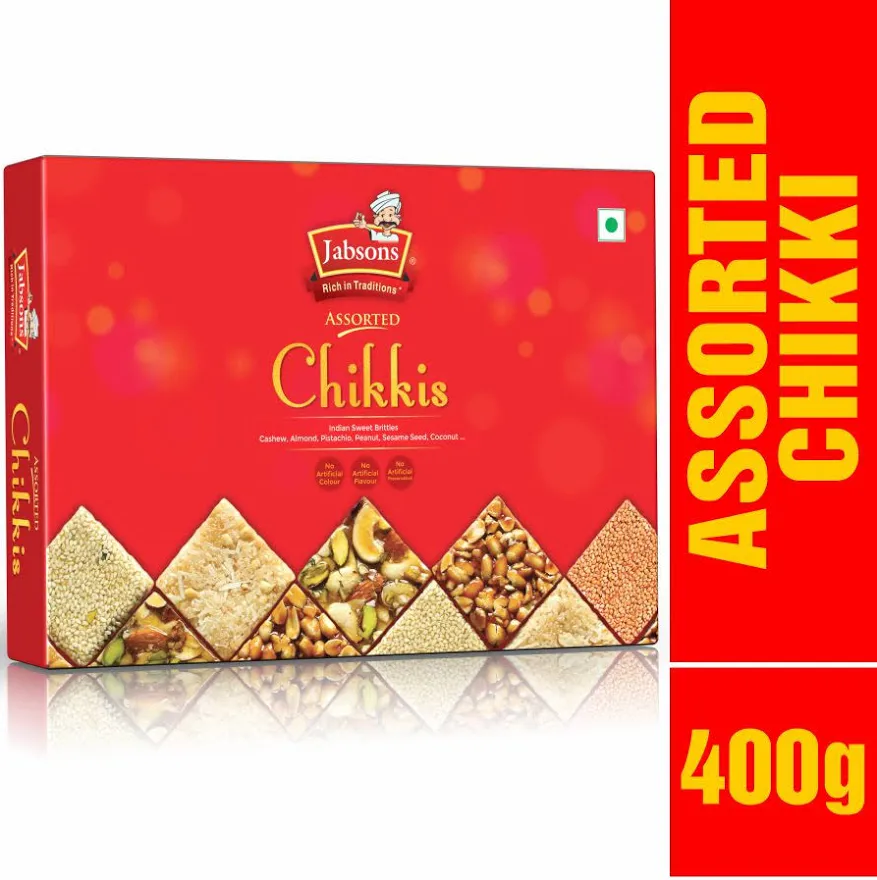 Jabsons Chikki Assorted 400g - Harvest2Home